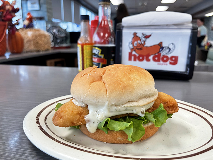 This isn't just a fish sandwich &ndash; it's proof that Jib Jab's talents extend well beyond the hot dog universe into crispy, creamy seafood territory.