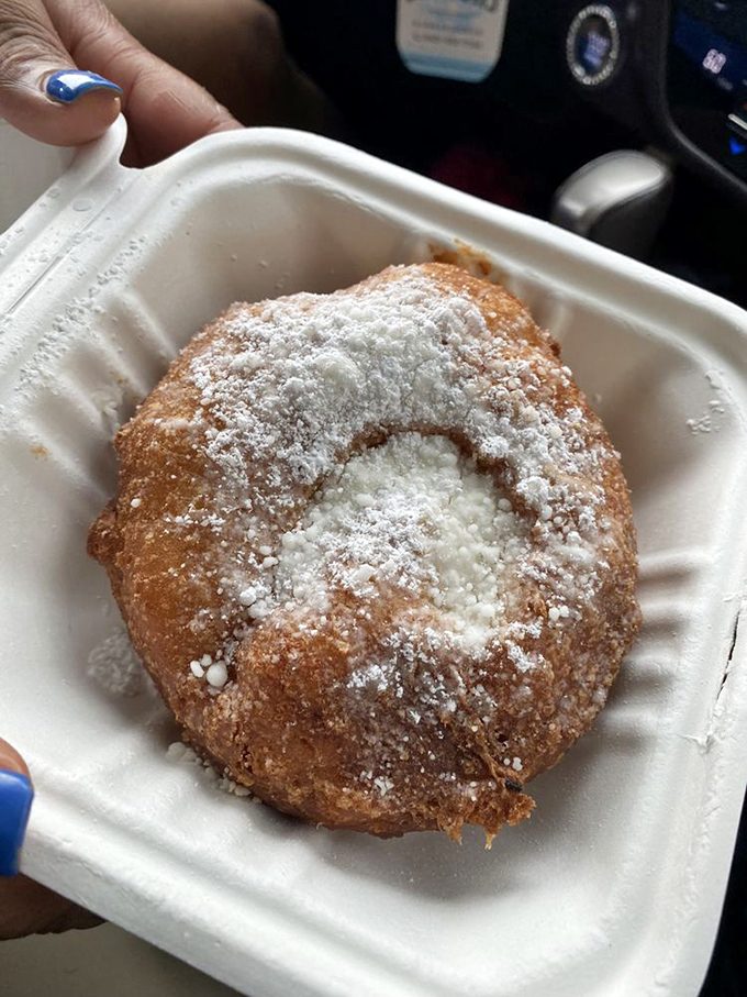 The Fried PB&J&mdash;childhood nostalgia wrapped in a crispy golden hug, proving that growing up doesn't mean giving up your favorite sandwich.