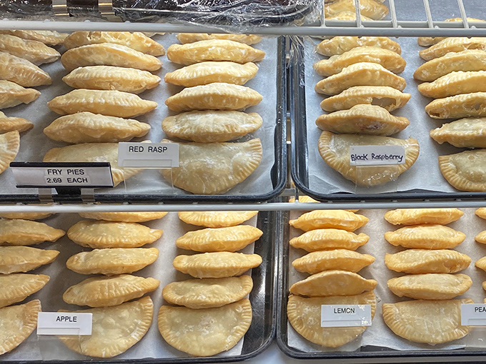 Fry pies: Ohio's answer to the universe's problems. Portable pockets of fruity bliss that make you question why you ever bothered with regular pie.