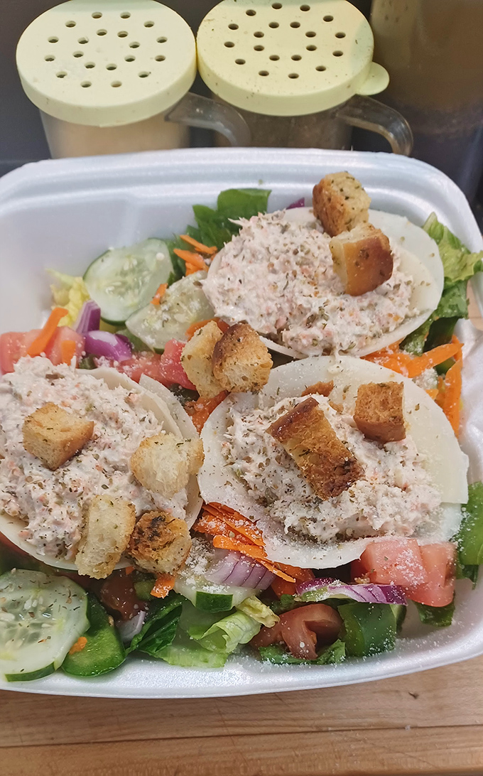 Caesar salad so fresh and generous, it makes you wonder why anyone ever settled for sad desk lunches.