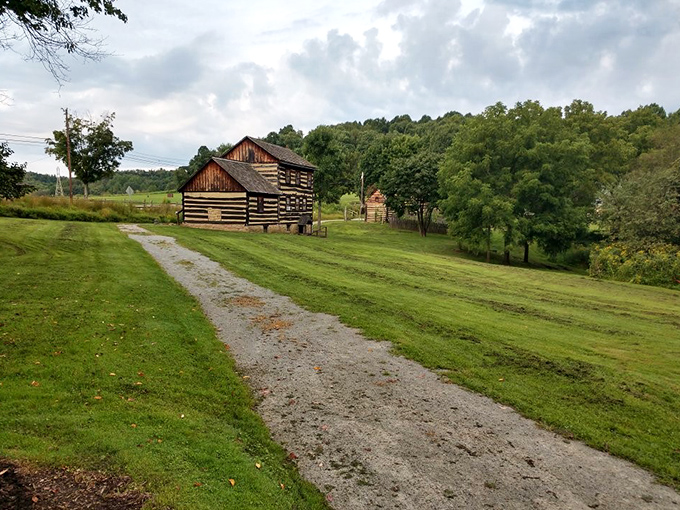 Historic Hanna's Town preserves Pennsylvania's frontier heritage with authentic log structures. Step back in time without the uncomfortable period costumes or dysentery.