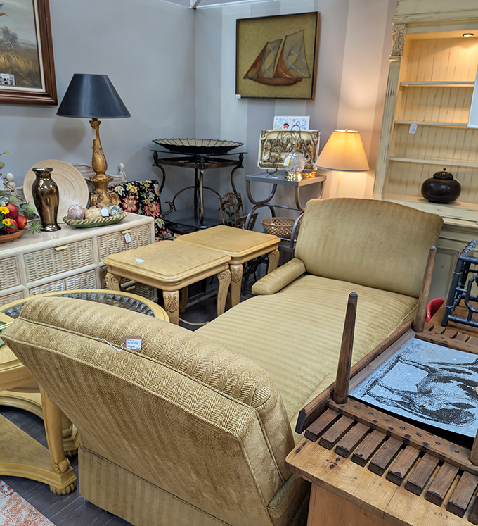 Mid-century elegance awaits its second act. This furniture arrangement isn't just seating&mdash;it's a stage for your next chapter.