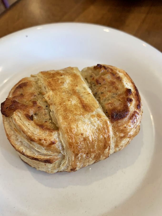 The knish&mdash;Eastern European comfort wrapped in flaky dough. Like a savory pastry hug from your grandmother, even if she wasn't Eastern European.