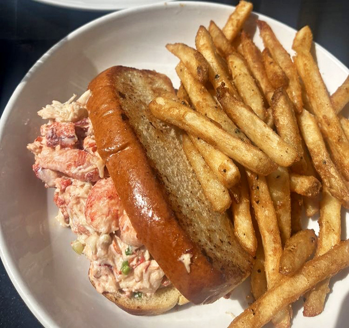 The lobster roll &ndash; Maine's gift to the world, executed with the respect it deserves and the fries it demands.