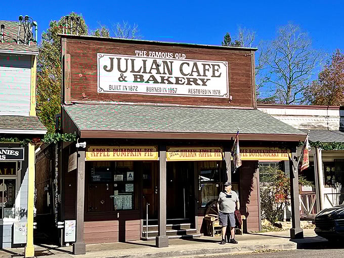 The historic Julian Cafe & Bakery has been serving comfort and calories since 1872, surviving fire to rise again like a phoenix.