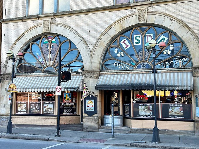 Historic storefronts like this local eatery preserve small-town charm while serving comfort food that reminds you why diners beat fancy restaurants—especially for your wallet.