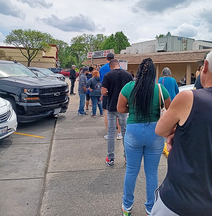 The line tells the whole story&mdash;people don't queue like this for mediocrity. They're pilgrims on a beef hajj, patiently awaiting transcendence.