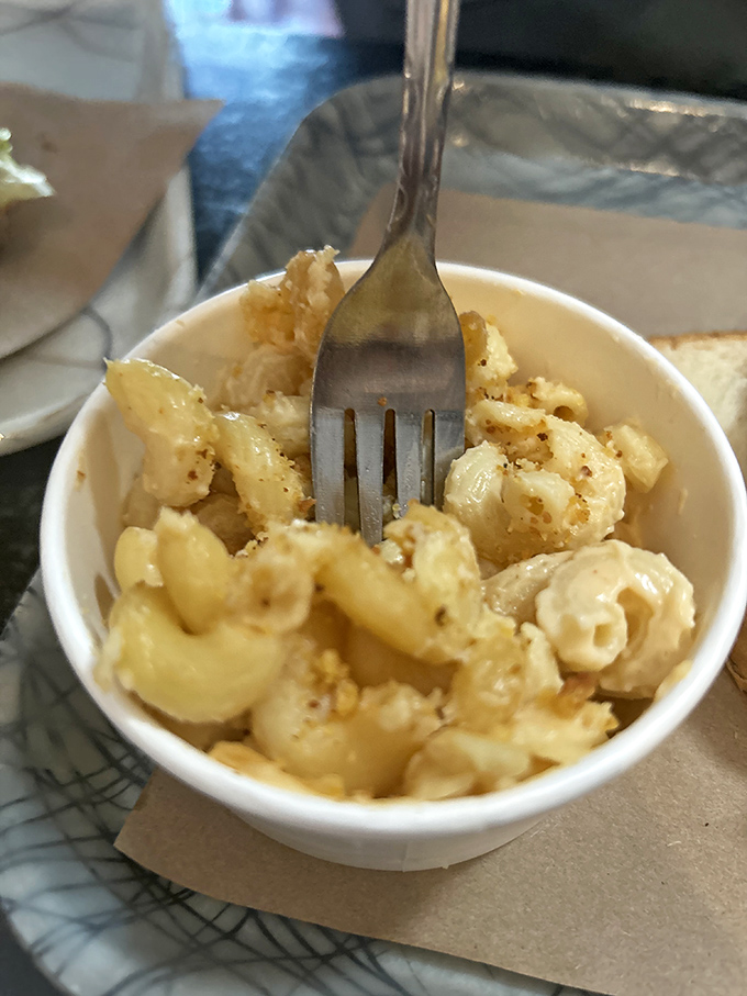 Mac and cheese that achieves the perfect balance of creamy and cheesy. This isn't a side dish&mdash;it's the comfort food equivalent of a warm hug.