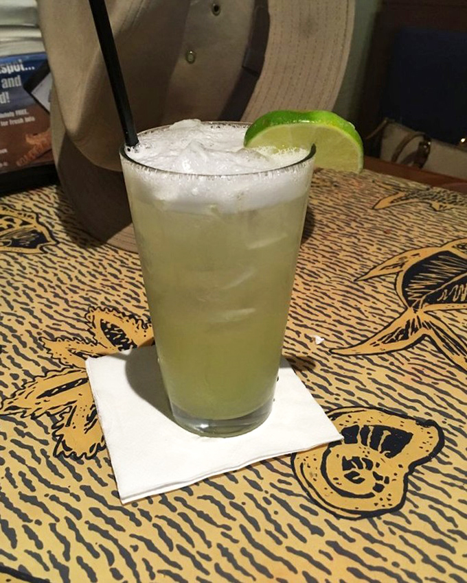 A frosty margarita with a lime perched on the rim&mdash;because seafood without a proper beverage companion is like Florida without sunshine.