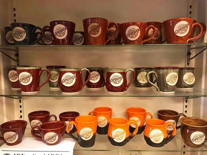 The mug collection that proves Oram's isn't just a place to eat&mdash;it's a lifestyle worth taking home with you.