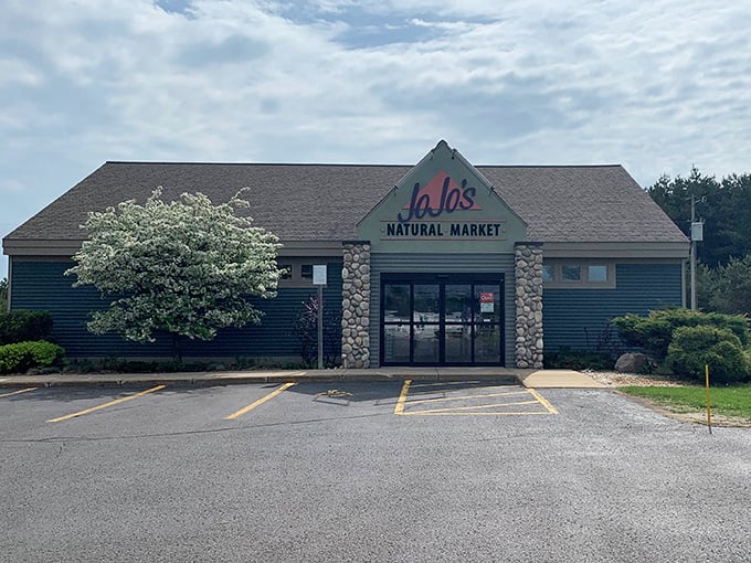 JoJo's Natural Market brings health-conscious options to Gaylord in a building that embraces the town's rustic-meets-Alpine architectural theme.