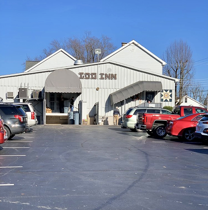 The parking lot fills early and empties late. Cars from counties near and far gather like faithful worshippers at this shrine to fried chicken perfection.