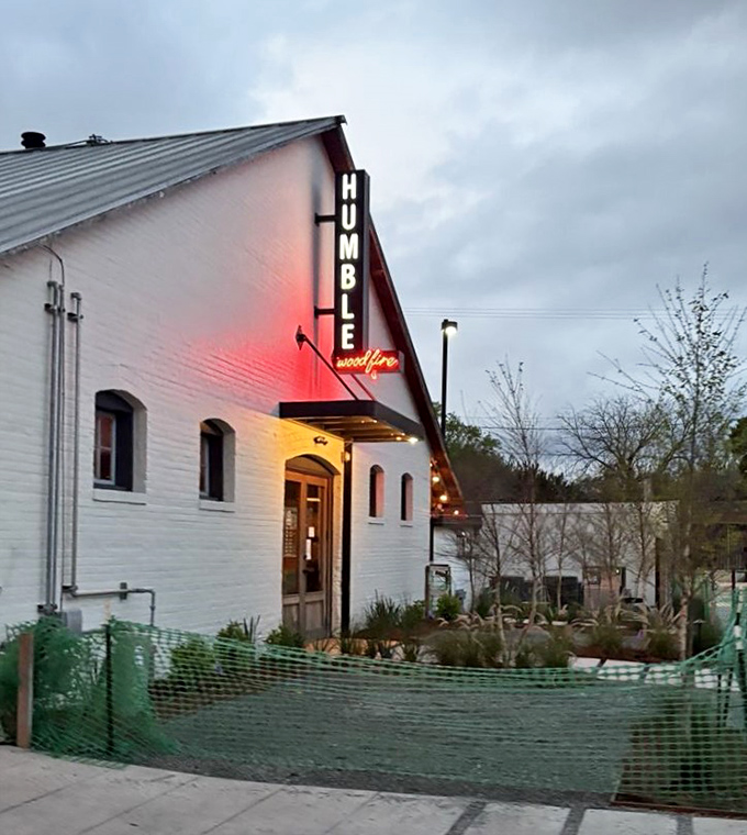 Simple signage lets the incredible aromas and word-of-mouth reputation do all the talking for this gem.