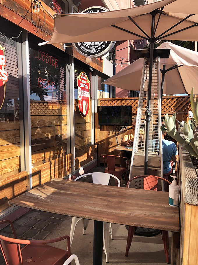 Outdoor seating that feels like your coolest friend's backyard &ndash; if that friend happened to serve the best lobster in Los Angeles.