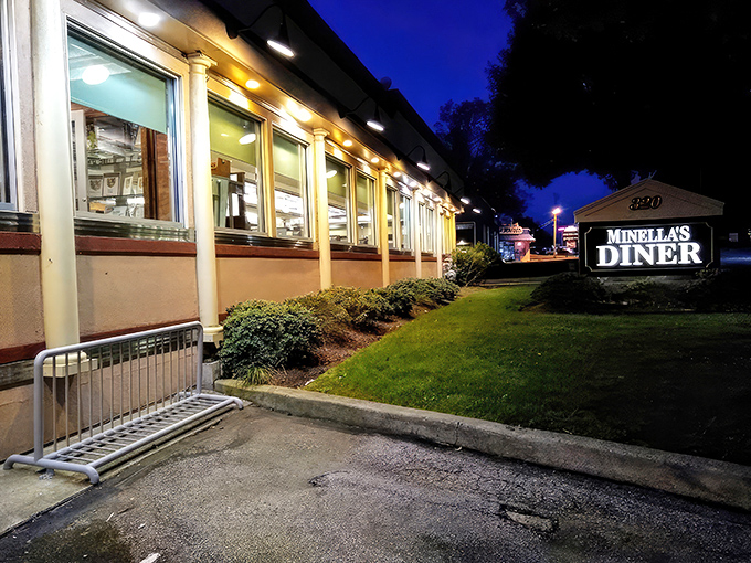 As evening falls, Minella's glows like a lighthouse guiding hungry souls toward comfort food and conversations that last until closing time.