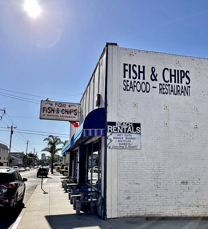 A landmark on Pismo Beach's main drag, standing as a beacon for seafood pilgrims seeking the real deal on California's Central Coast.