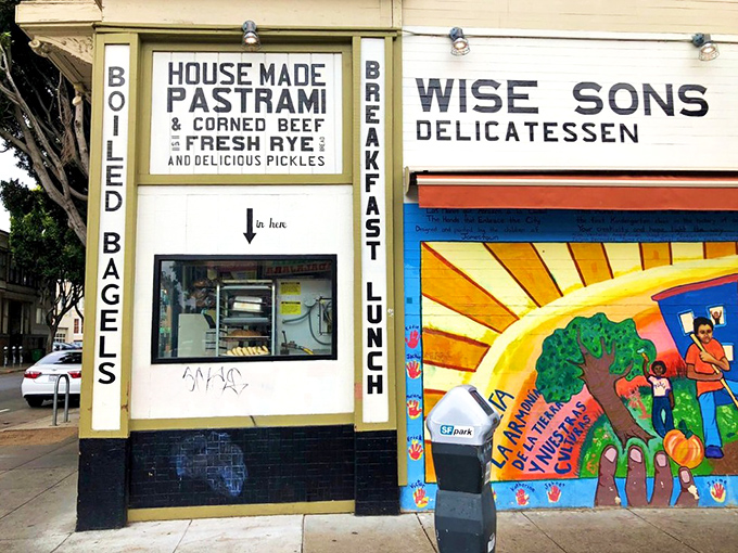 Bold signage announces "HOUSE MADE PASTRAMI" &ndash; four words that separate the merely good delis from the truly great ones.