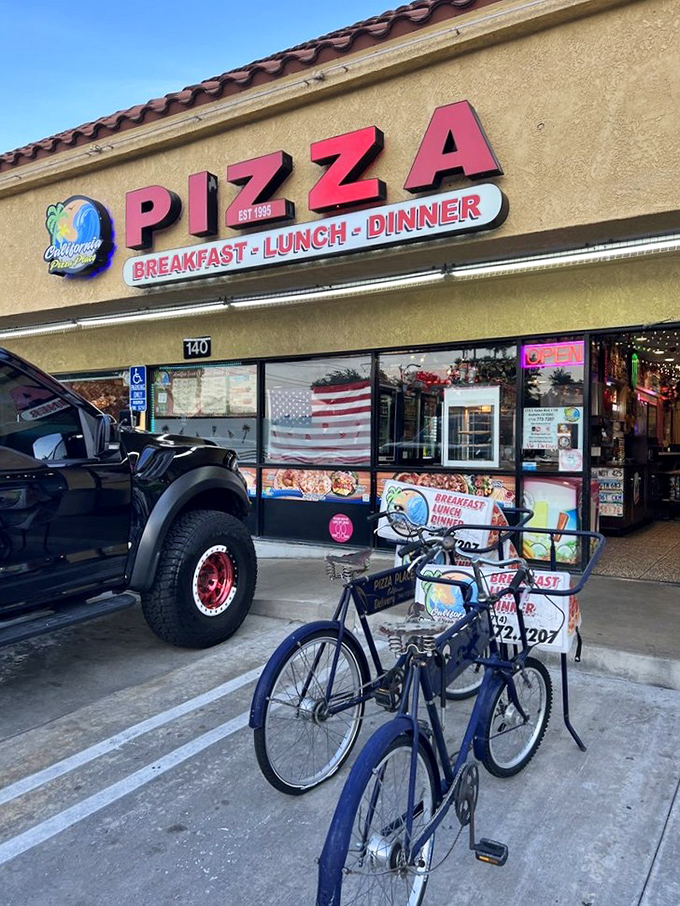 From the outside, it whispers "neighborhood gem" to those wise enough to venture beyond appearances.