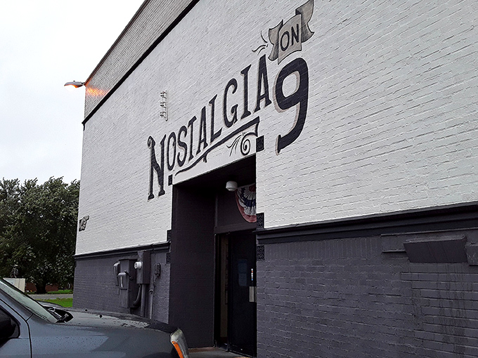 The bold "Nostalgia on 9" signage marks the entrance to this treasure trove &ndash; an understated invitation to the curious and the collectors alike.