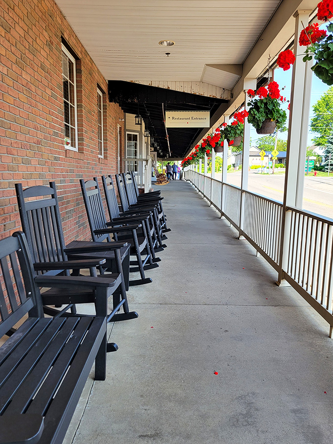 The front porch, with its rocking chairs and hanging flower baskets, isn't just an entrance &ndash; it's where time slows down just enough.