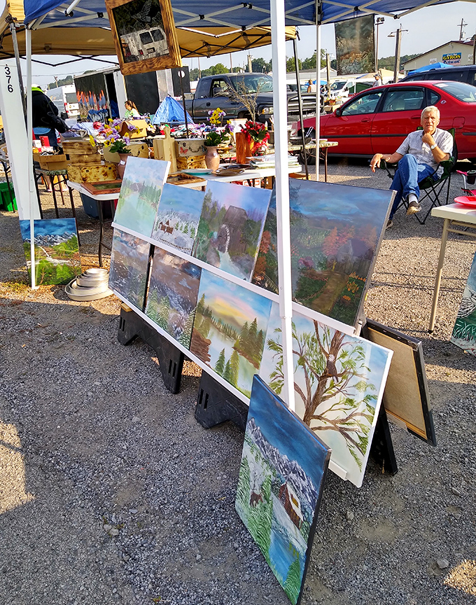 Local artists display their heartfelt landscapes and nature scenes. These affordable canvases offer windows into Ohio's natural beauty without the gallery markup.