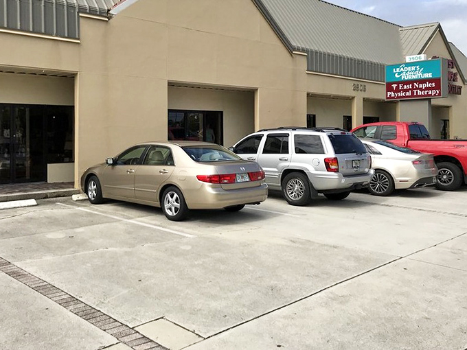 Don't judge a thrift store by its parking lot. Behind this modest exterior lies a wonderland of bargains that would make even the most seasoned shopper giddy. 