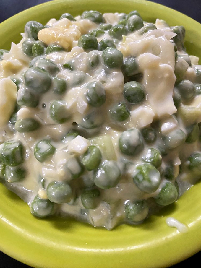 This creamy pea salad might be the unsung hero of the sides menu&mdash;a nostalgic dish your grandmother would approve of.