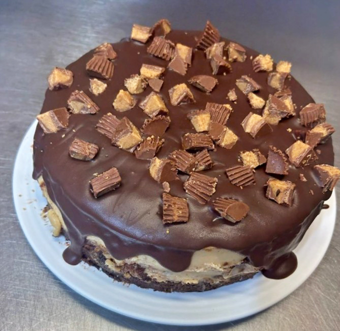 This peanut butter cup cheesecake doesn't just end a meal—it creates a memory that will haunt your dessert dreams forever.