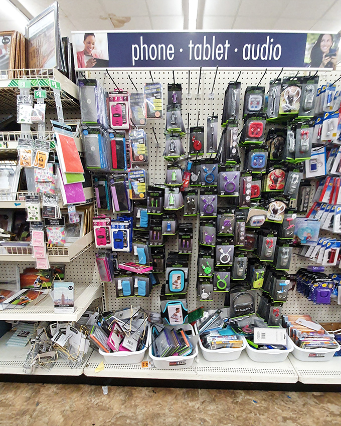 The modern necessity wall&mdash;where your electronic companions get dressed for less. Phone accessories that won't require skipping your next car payment.