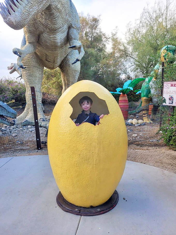 Crack open this giant egg photo opportunity &ndash; the perfect Instagram moment for aspiring paleontologists.