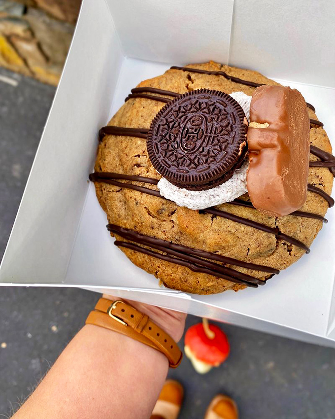 Some cookies are simply cookies, but this one's a playground of flavors&mdash;complete with Oreo seesaw and chocolate slide.