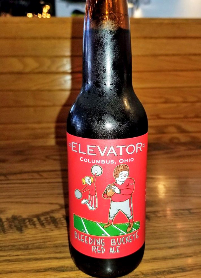Nothing washes down great BBQ like a local craft beer. This Bleeding Buckeye Red Ale from Columbus is Ohio pride in liquid form.