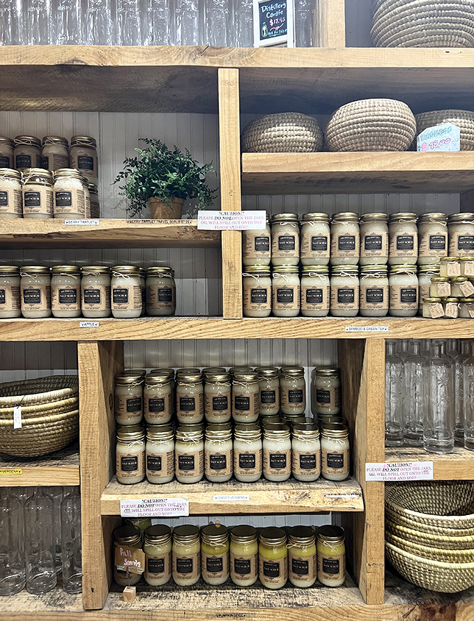 Rows of artisanal salt scrubs line the shelves&mdash;because sometimes the perfect Charleston souvenir isn't a snow globe, but something deliciously local.