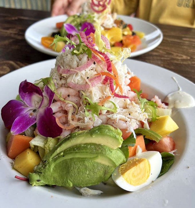 This Shrimp and Crab Louie isn't just a salad&mdash;it's California sunshine arranged on a plate, complete with avocado and egg.
