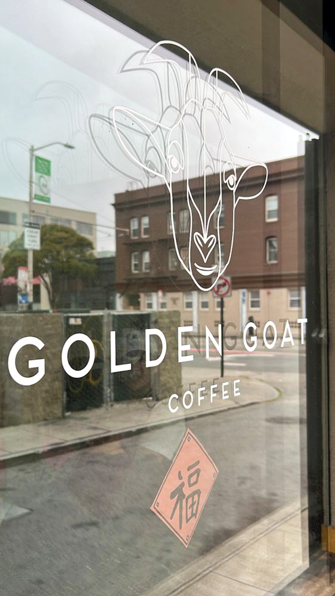 The understated logo etched onto glass&mdash;a minimalist goat with a heart-shaped nose&mdash;perfectly encapsulates the humble charm that makes this place special.