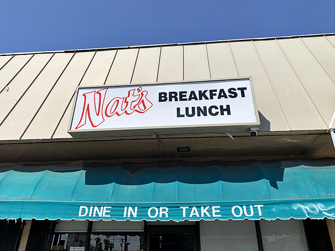 That turquoise awning and classic signage aren't just restaurant decor&mdash;they're a beacon of breakfast hope on Hazeltine Avenue for hungry Valley residents.