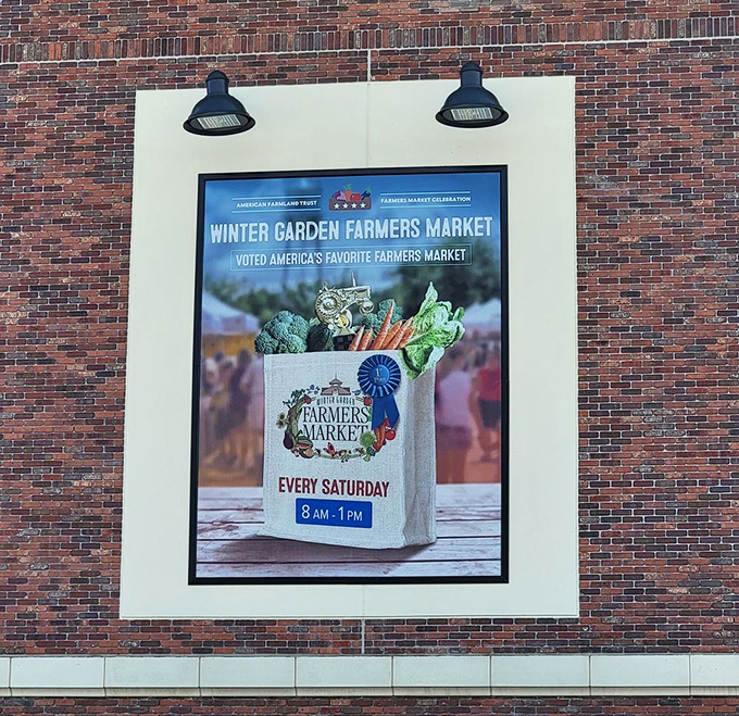 The sign says it all: America's favorite farmers market isn't just a bold claim&mdash;it's a Saturday morning promise Winter Garden delivers.