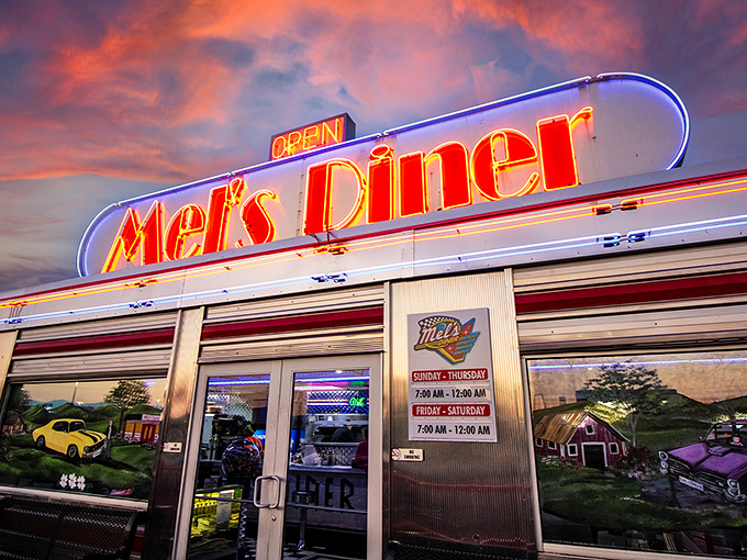 When that neon sign glows against a Tennessee sunset, it's not just advertising breakfast &ndash; it's broadcasting pure Americana on a frequency only hungry hearts can hear.