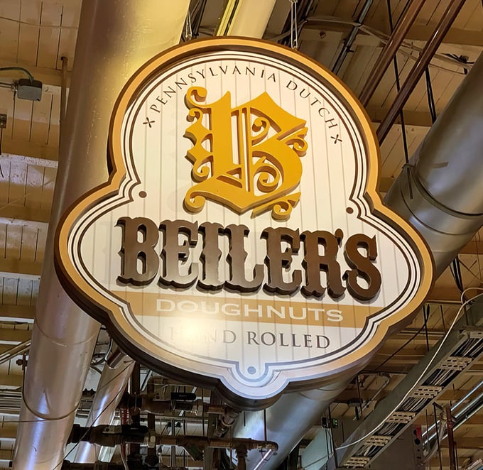 The Beiler's logo&mdash;a promise of Pennsylvania Dutch quality that hangs above some of Philadelphia's most beloved sweet treasures.