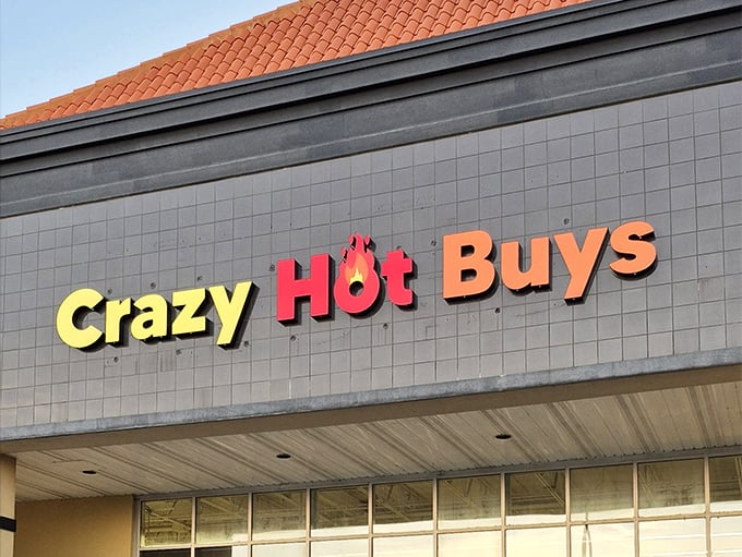 The sign says it all&mdash;when shopping gets "Crazy" and deals get "Hot," Floridians get moving. That flame in the logo isn't just for show.