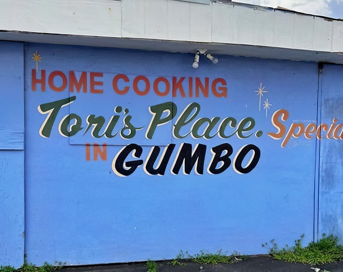 The writing's on the wall: Tori's Place isn't just a restaurant name, it's a promise of home cooking done right.
