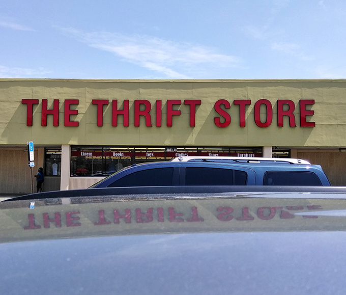 The sign says it all&mdash;no pretension, just promise. Like a beacon for bargain hunters, those red letters have guided generations of thrifty Floridians to secondhand paradise.