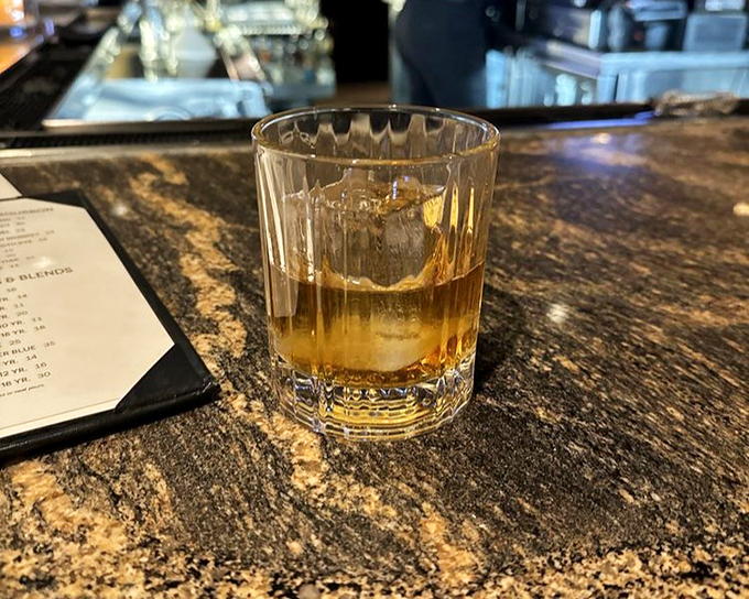 Single barrel whiskey that represents liquid craftsmanship &ndash; each sip tells a story of patience and artistry.