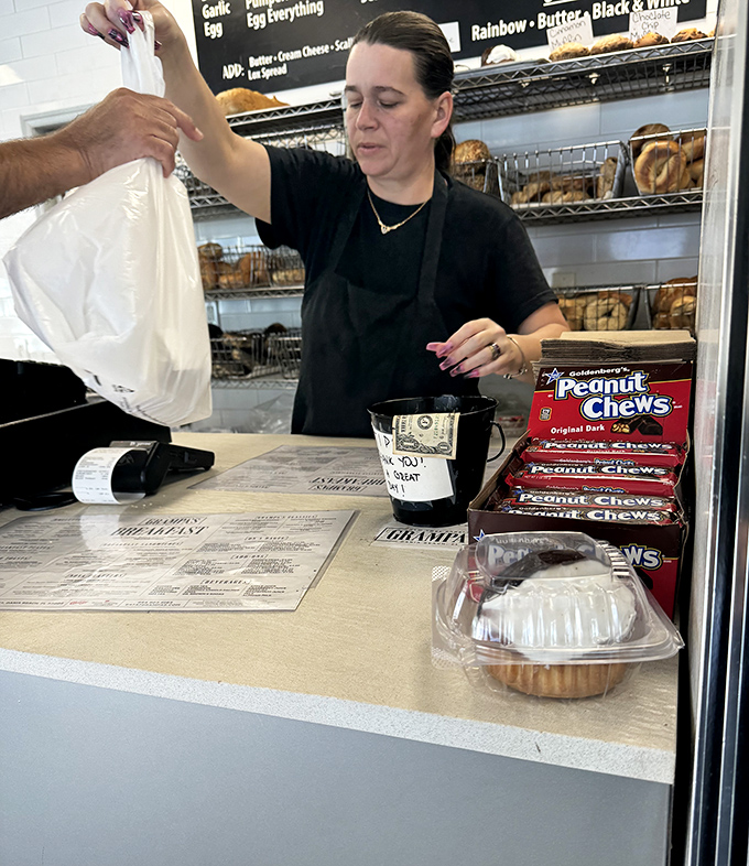 The unsung heroes of your perfect breakfast experience &ndash; staff who package up baked goods with the care of someone sending their firstborn to college.