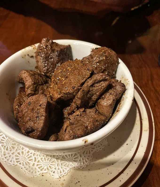 These steak tips aren't just appetizers; they're a preview of coming attractions&mdash;seasoned, seared, and ready to disappear in record time.