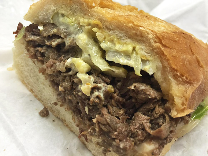 This steak sandwich doesn't need fancy aioli or artisanal bread to impress&mdash;just perfectly seasoned meat that reminds you why simplicity often wins the day.