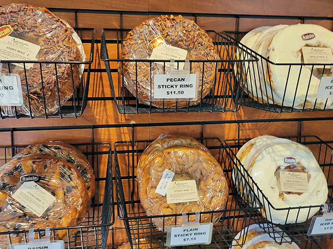 Sticky rings that demand to be shared &ndash; though once you taste one, sharing might suddenly seem like an overrated concept.