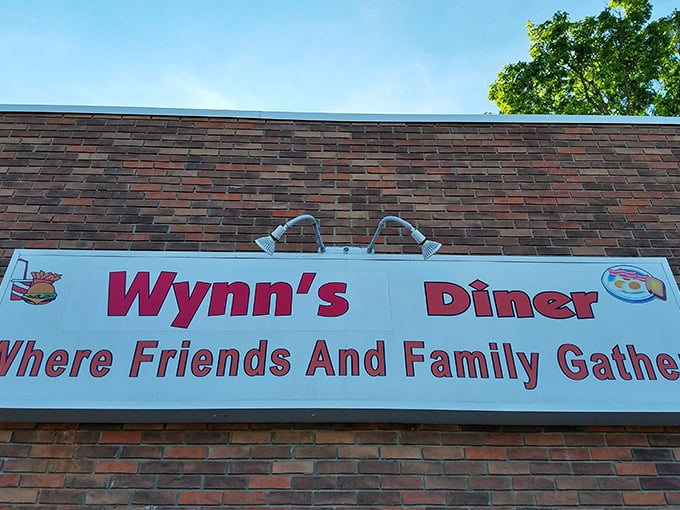 "Where Friends And Family Gather" isn't just a tagline&mdash;it's a mission statement. This sign has guided hungry travelers to breakfast bliss for years.