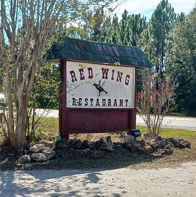 A sign that promises exactly what it delivers &ndash; no buzzwords, no trends, just straightforward satisfaction that keeps people coming back for decades.