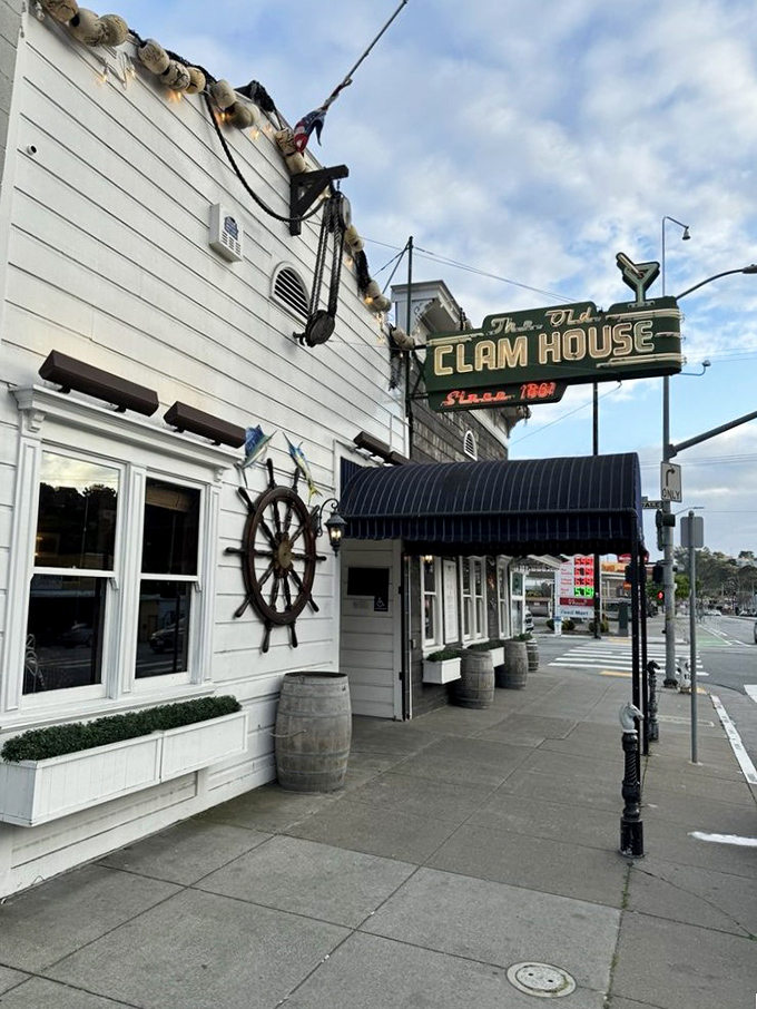 The iconic green sign has guided hungry San Franciscans through fog and sunshine since 1861&mdash;a beacon of culinary constancy in a changing city.